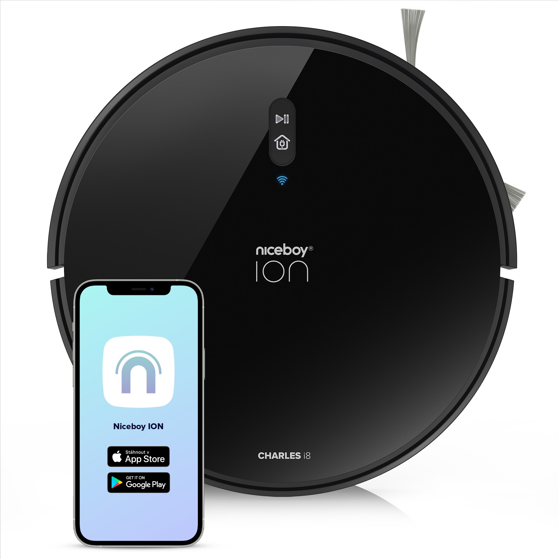 ION Charles i8 black | Niceboy