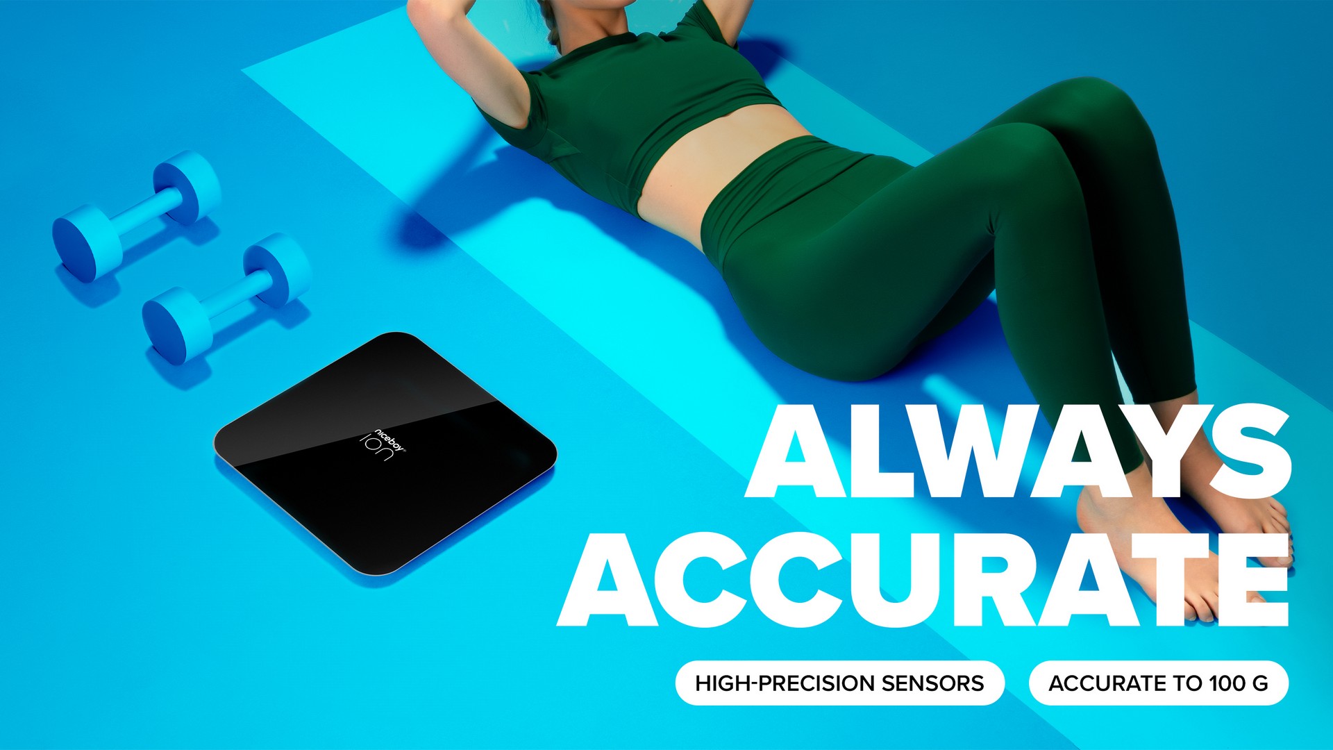 ION FitScale Black | Niceboy