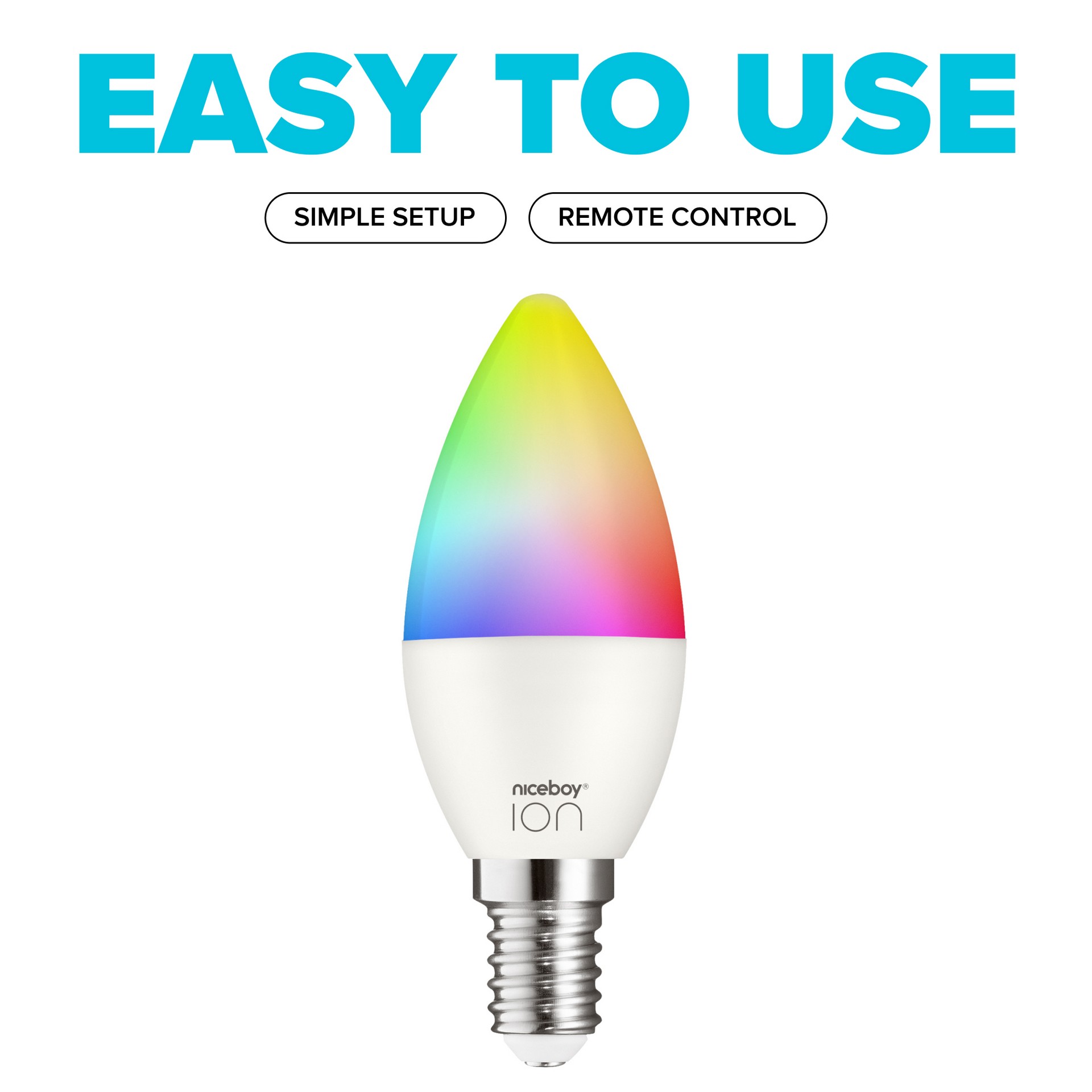 ION SmartBulb RGB E14 6W set 3ks | Niceboy