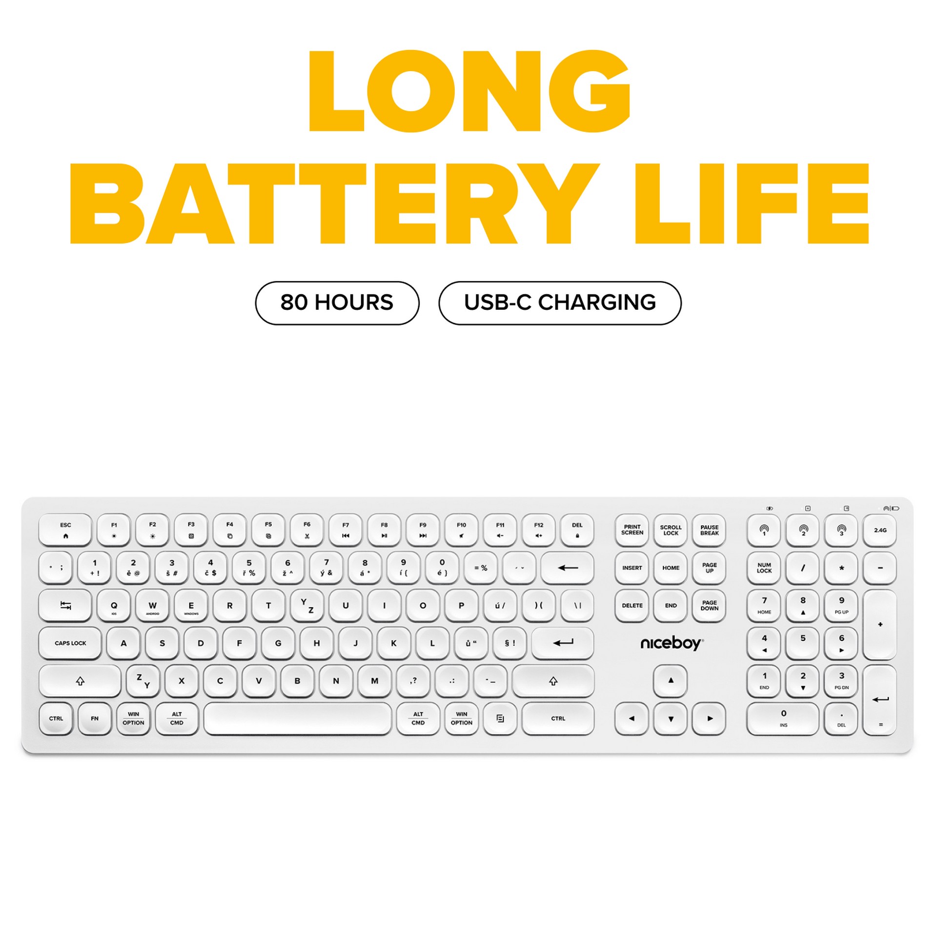 OFFICE K30 White | Niceboy